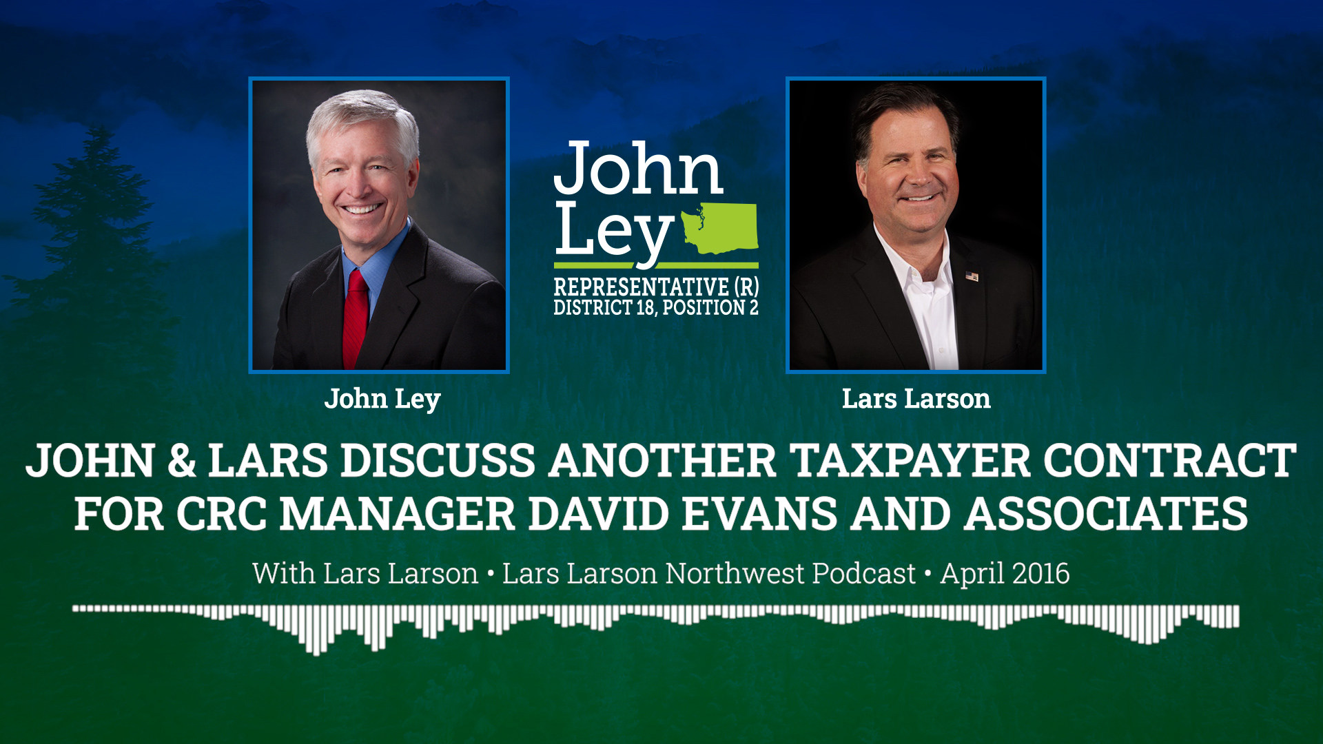 John & Lars discuss another taxpayer contract for CRC manager David ...