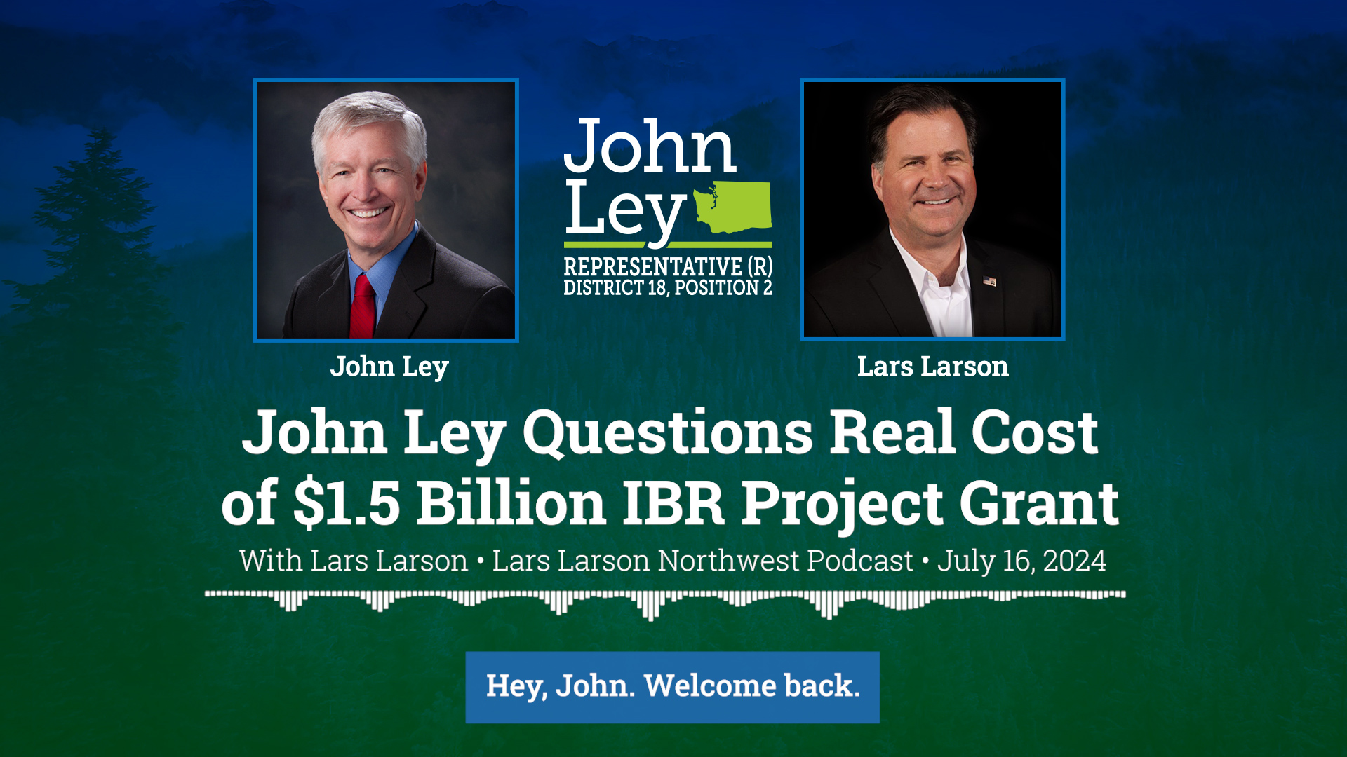 John Ley Exposes Mismanagement in Interstate Bridge Replacement on The Lars Larson Show - Elect ...